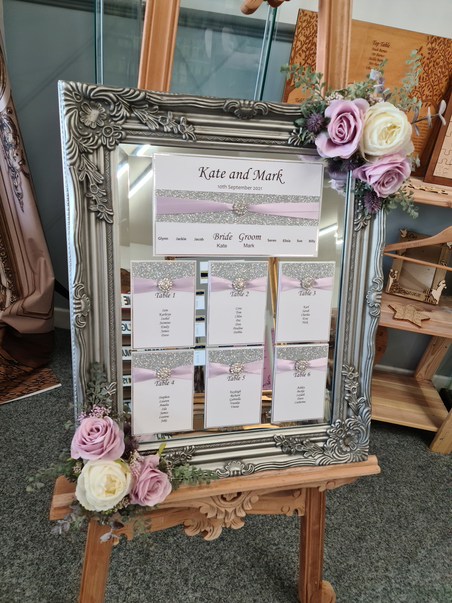 Wedding Seating Plans / Table Plans - Yorkshire Wedding Invites